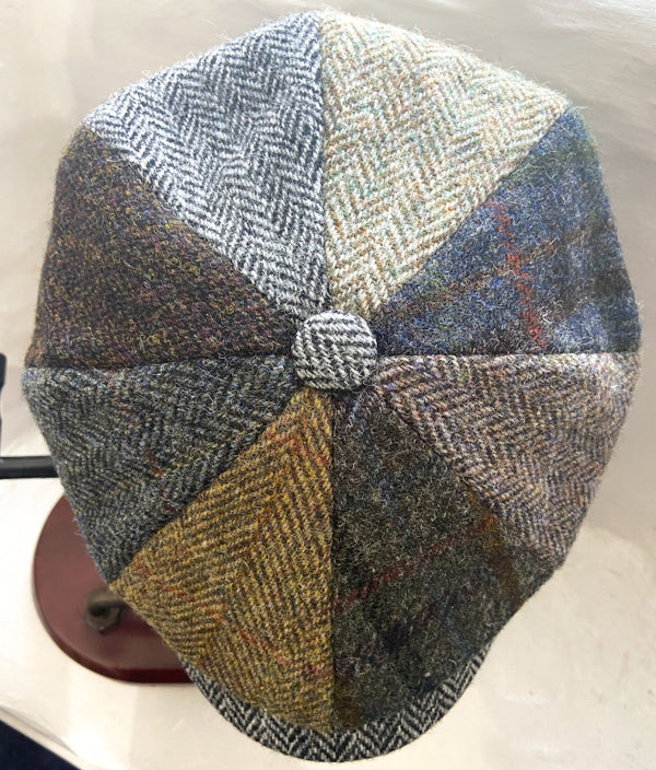 HARRIS TWEED PATCHWORK CAP – Hansfords Menswear